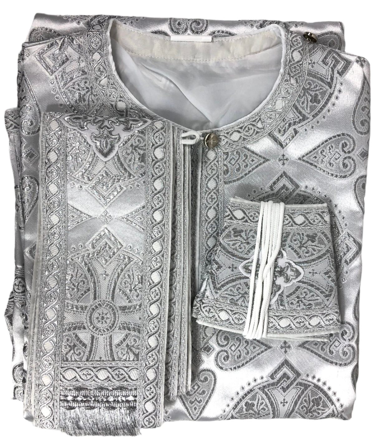 Deacon Vestment Set - White – Holy Trinity Church Supplies & Bookstore