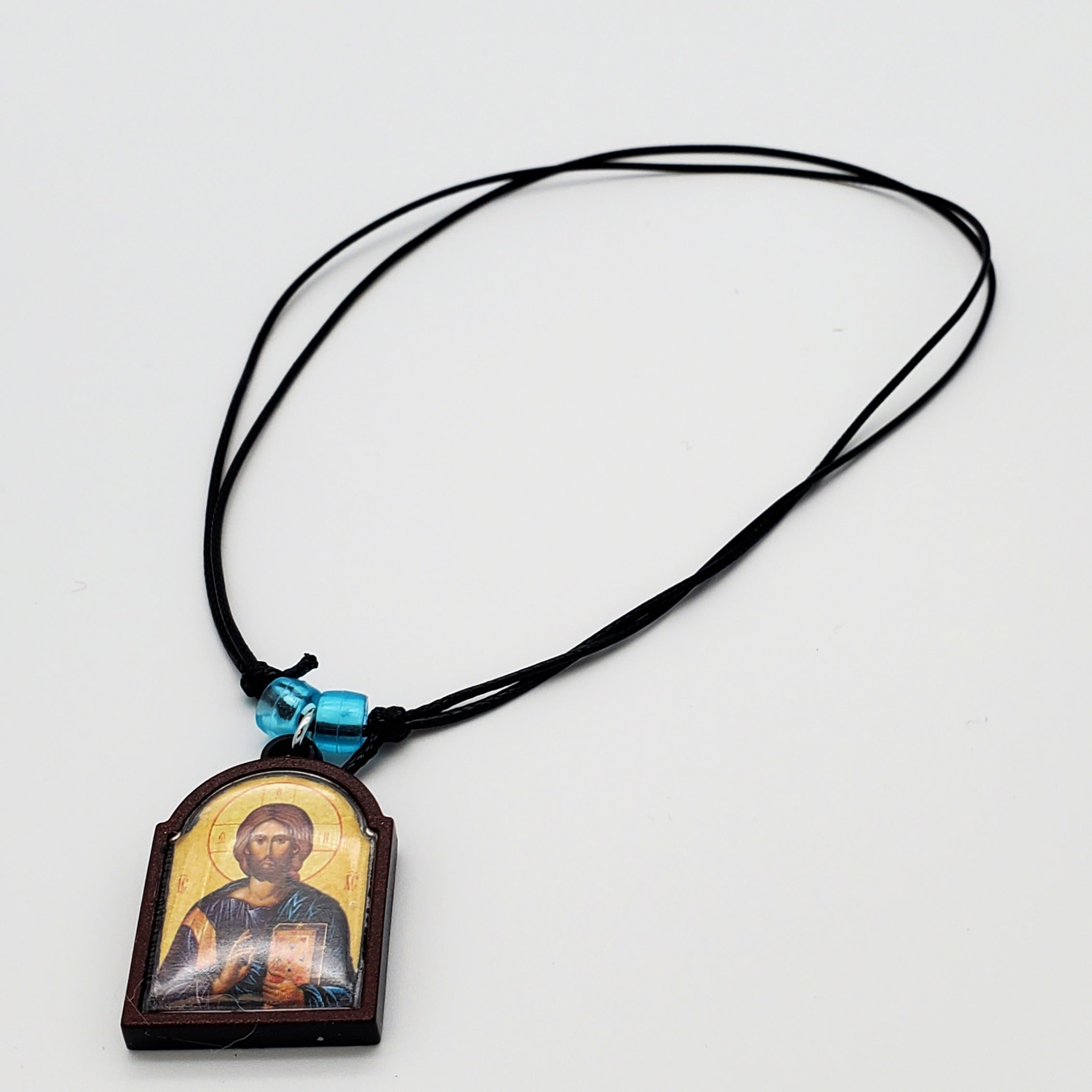 Christ Pendant Necklace (Saver of Souls) Jordanville Icon – Holy ...