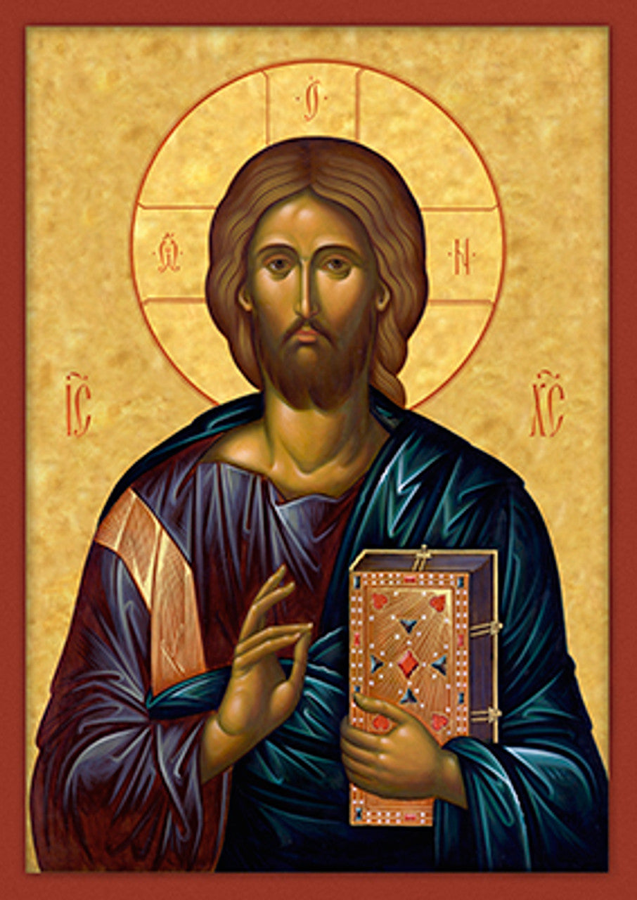 Christ (Saver of Souls) Mounted Jordanville Icon – Holy Trinity Church ...