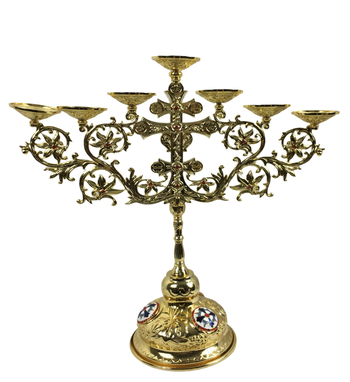 Small Altar Candelabra 02 – Holy Trinity Church Supplies & Bookstore