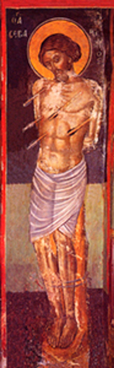 St. Sebastian (Greek) Made-To-Order Icon – Holy Trinity Church Supplies ...